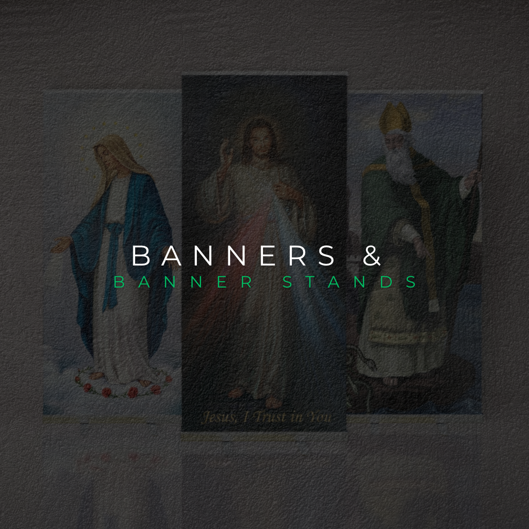 Banners & Banner Stands – Ste. Emilion Church Goods