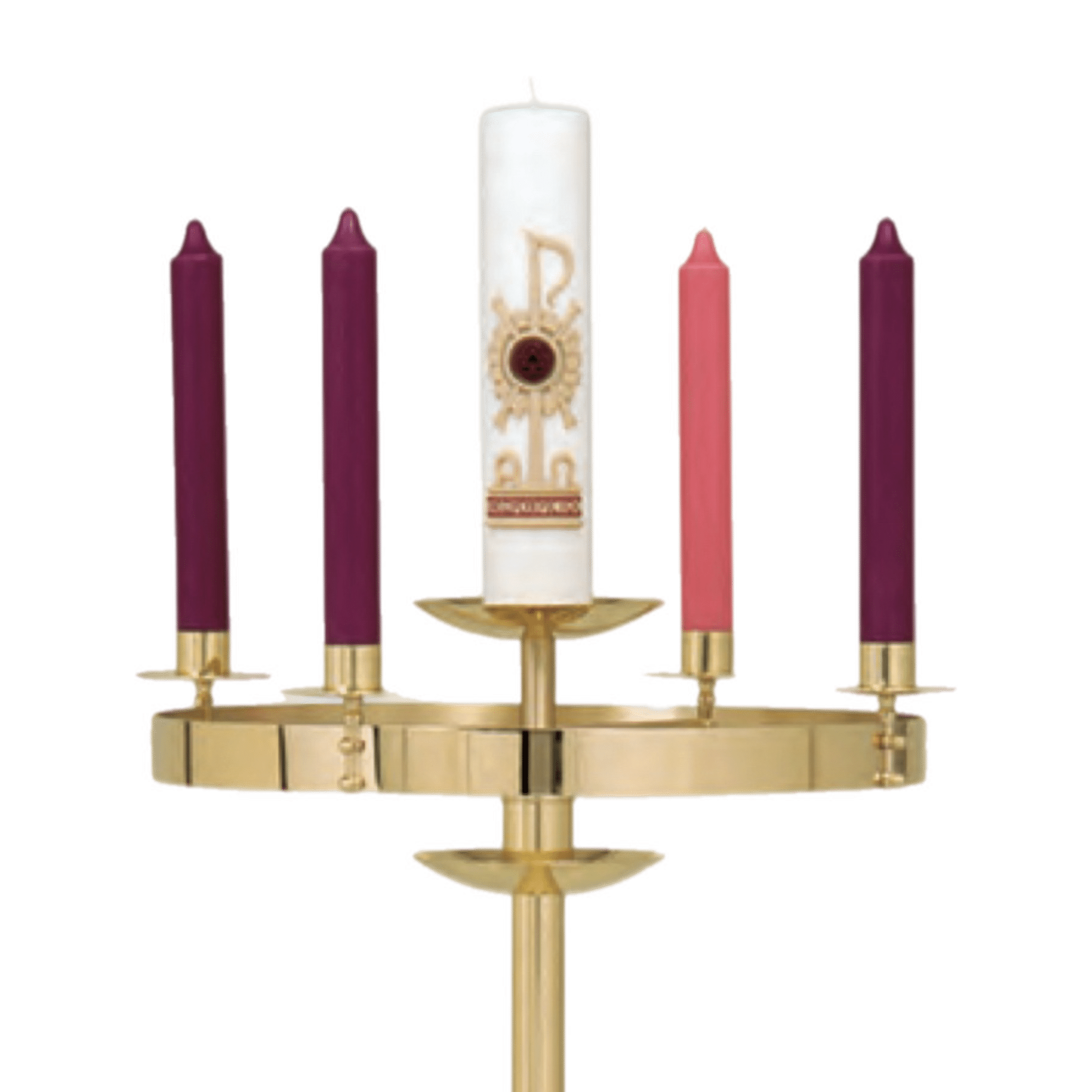 Advent Wreath | Combo Advent Wreath & Paschal Candle Holder | K556 ...